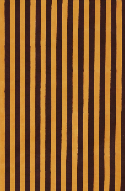 FABRIC STRIPES MUSTARD MAROON | Lisa Corti