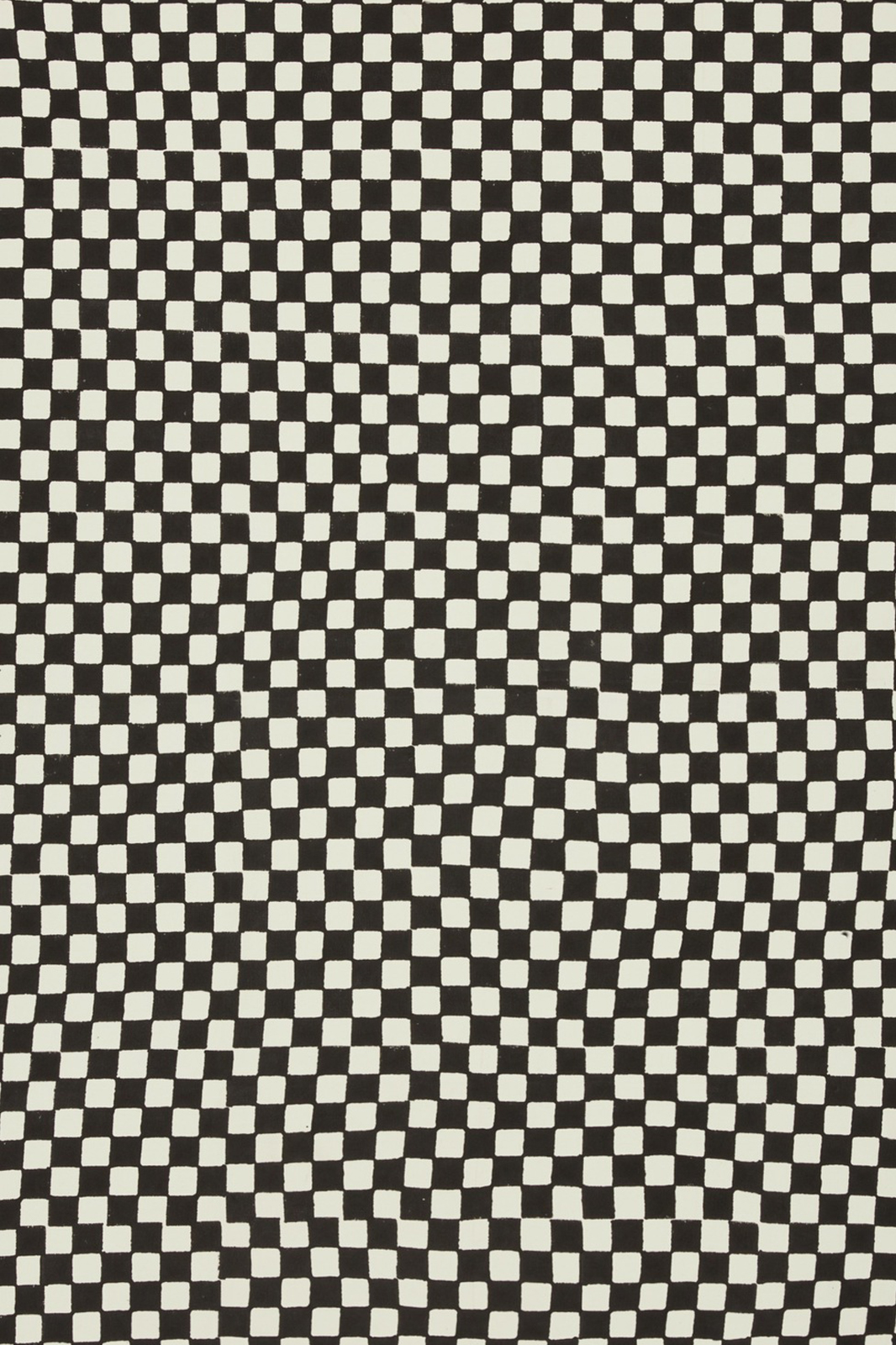 fabric big check black white | Lisa Corti